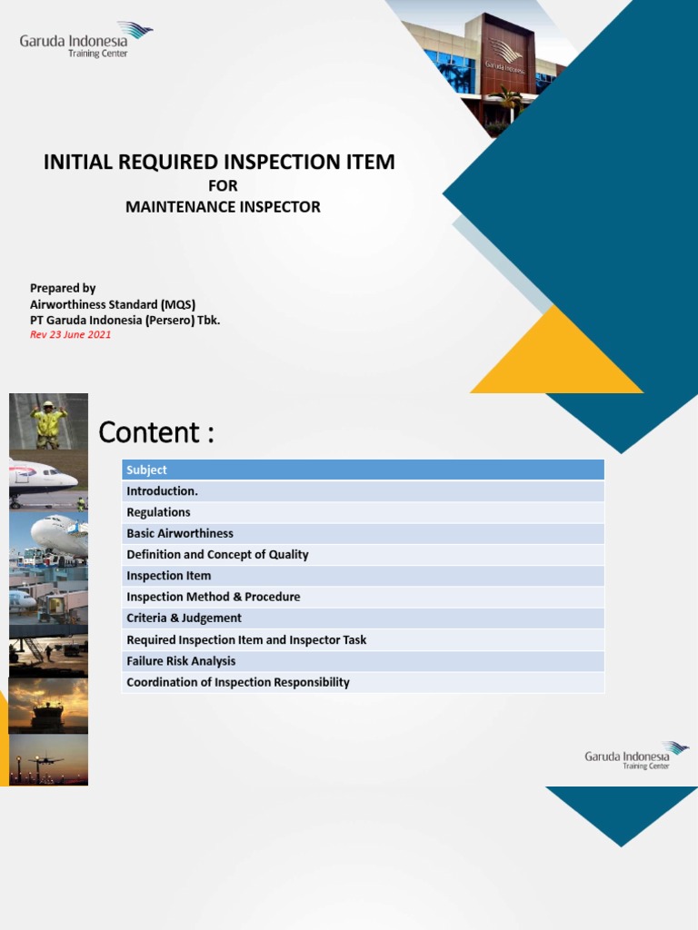 Required Inspection Item R3 | PDF | Aviation | Aerospace