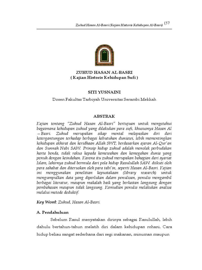 Hasan Al Basri | PDF