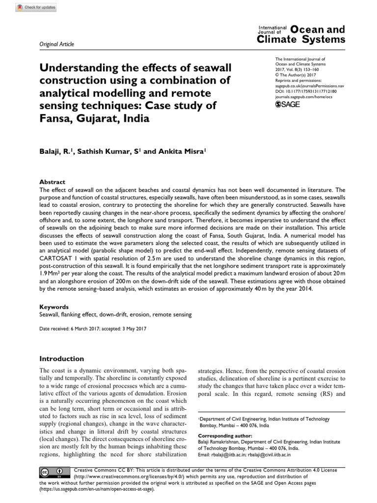 Understanding The Effects of Seawall Construction | PDF | Beach | Coast