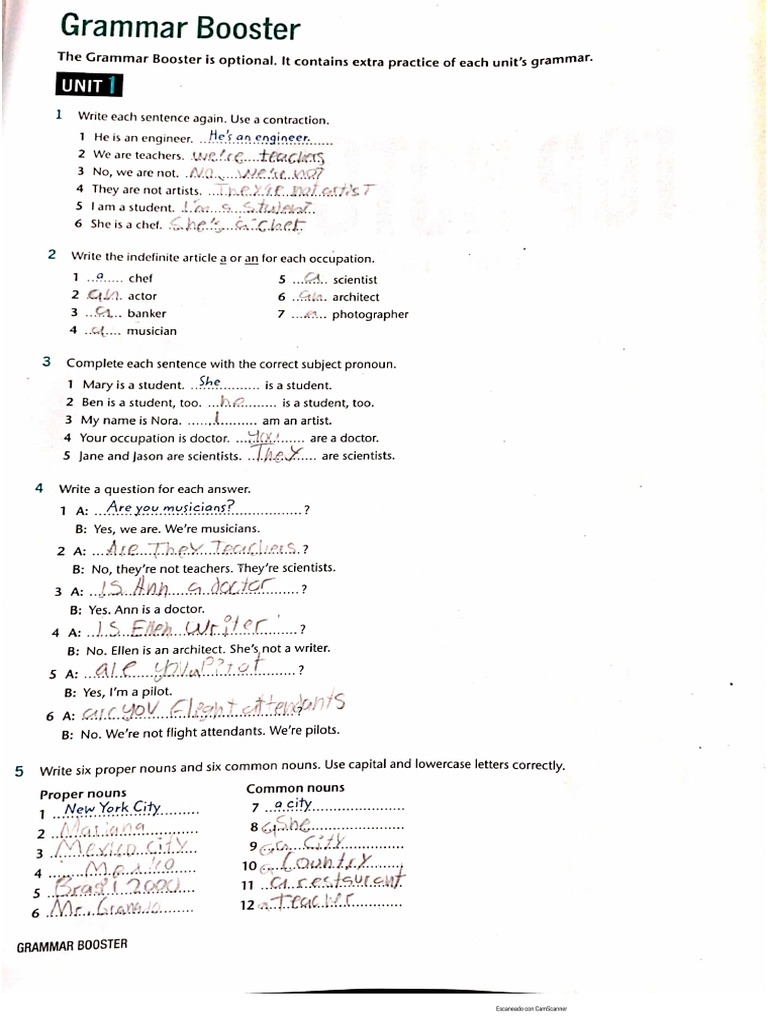 Grammar Booster | PDF