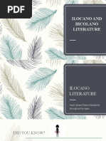 Bicolano Literature | PDF