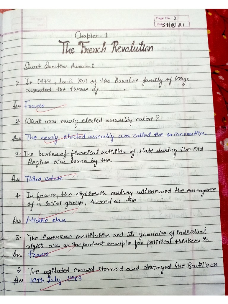 History CH 1and 2 Notes and Short Questions Class 9 NCERT | PDF