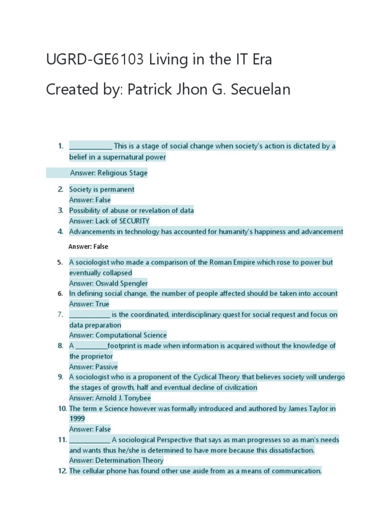 UGRD | PDF | Sociology | Society