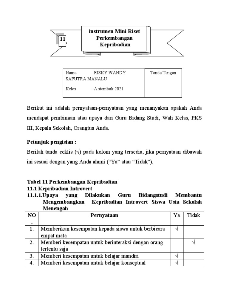 Kel 8 Mini Riset | PDF