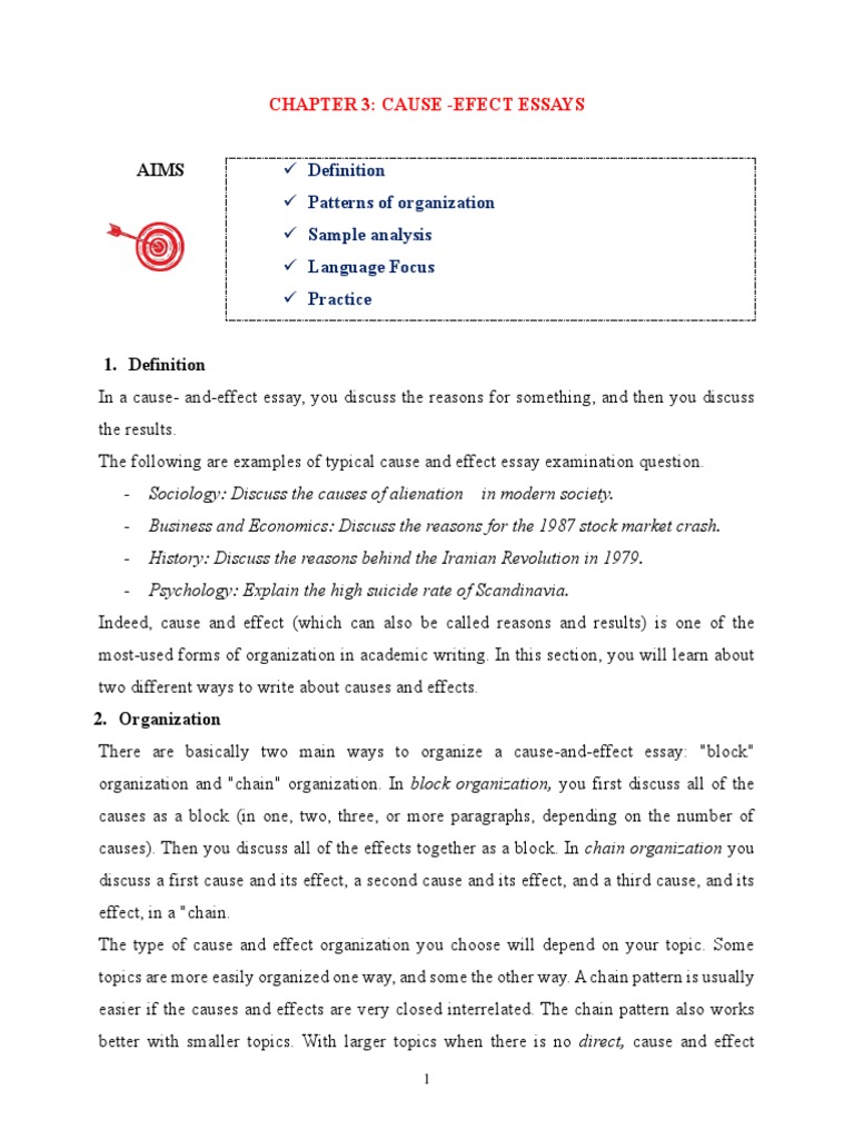 Cause and Effect Essay Guide | PDF | Adolescence | Speed Limit