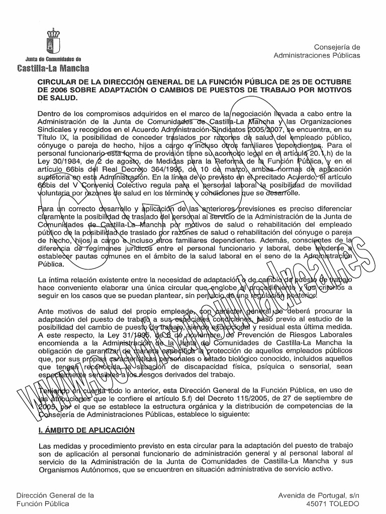 03-11-06 Circular DGFP 25 - 10 - 2006 | PDF