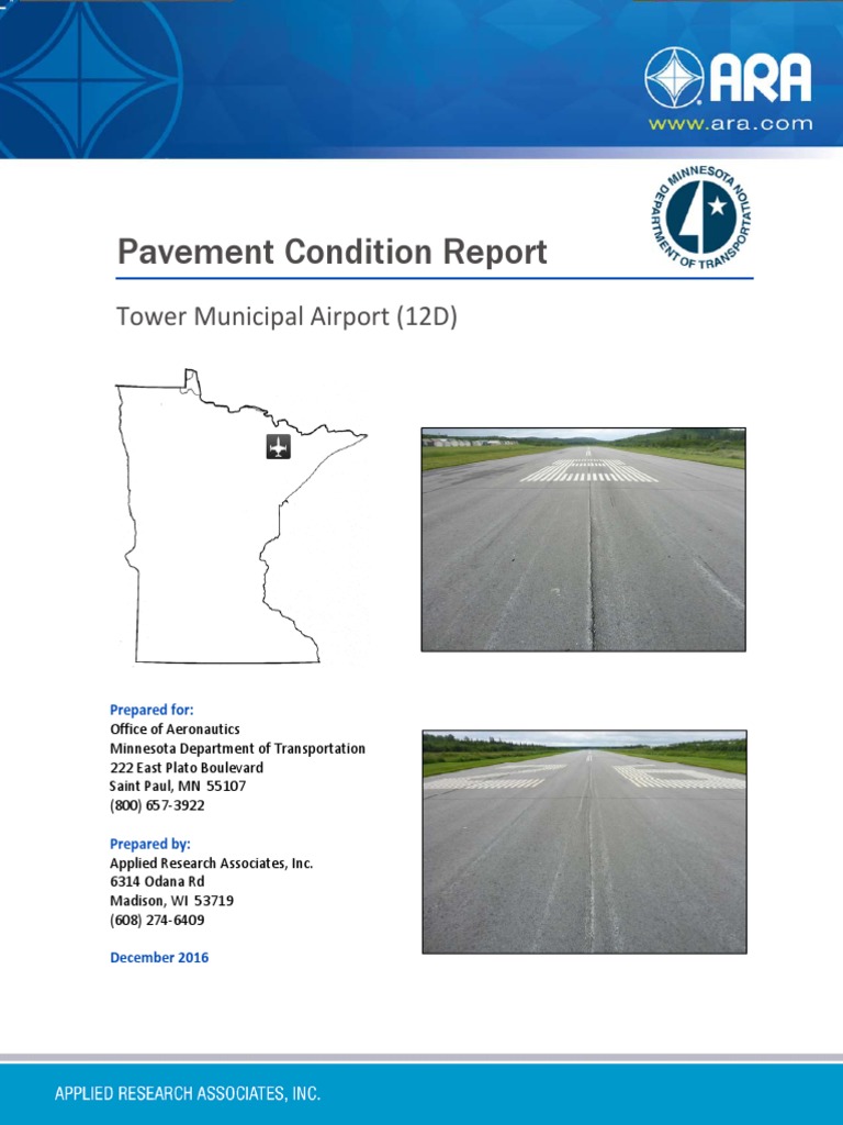 2016 12D Tower Report | PDF | Road Surface | Transportation Engineering