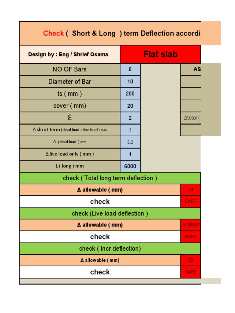 Structural Deflection Analysis | PDF | Technology & Engineering