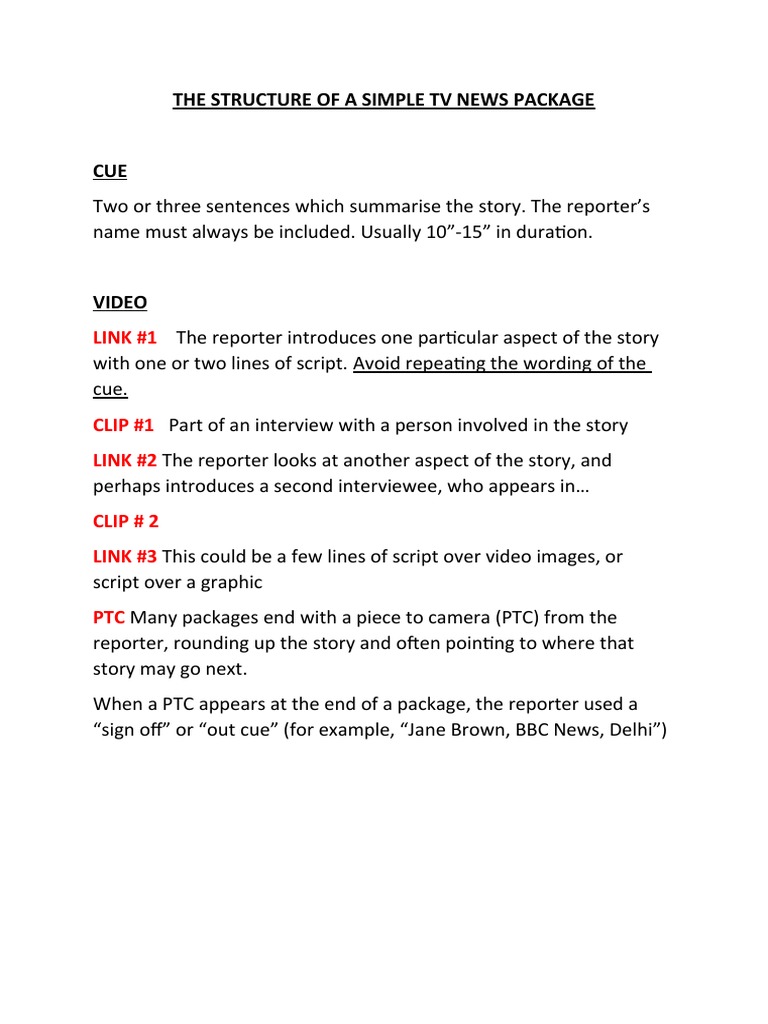 Simple News Package Structure | PDF