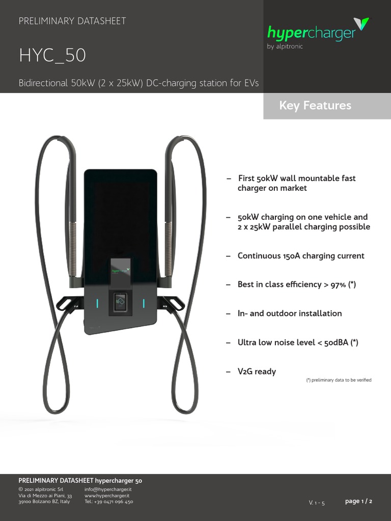 HYC50 Preliminary Datasheet V1-5 | PDF | Electrical Engineering ...