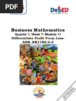 Business Mathematics Module 8 Break Even Analysis | PDF | Business ...
