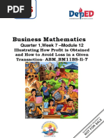 q1 Business Math Module 7 | PDF | Interest | Mortgage Loan