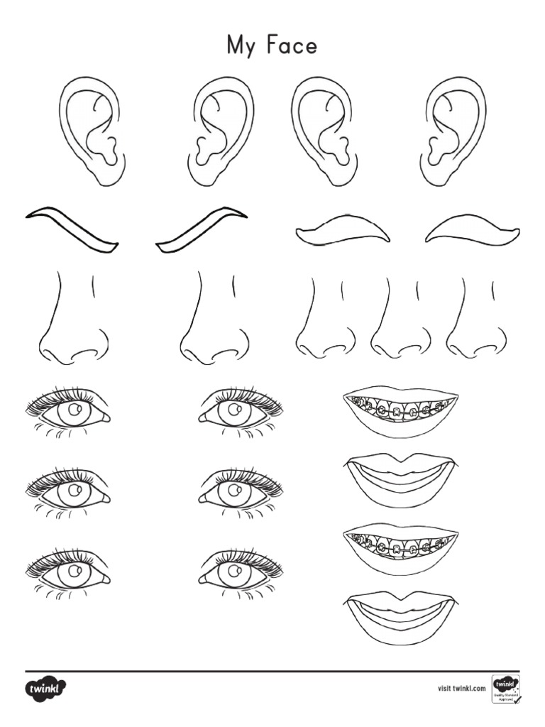 Us T 2548004 Blank Faces Templates Activity Sheet Ver 1 | PDF