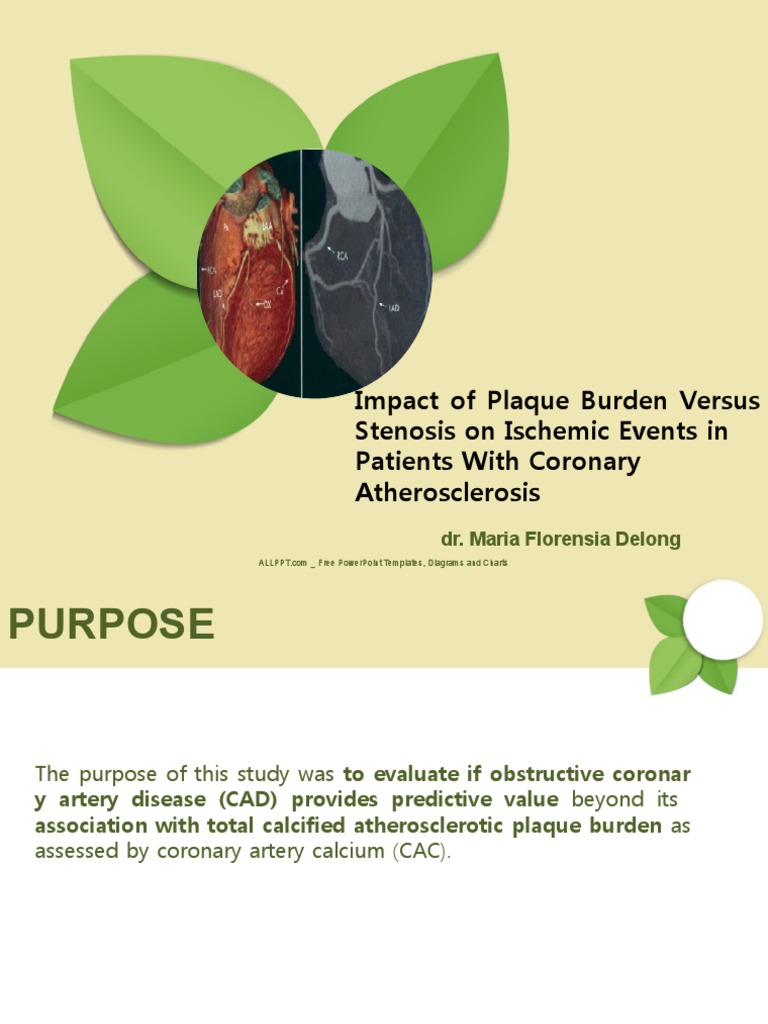 Journal Maria F Delong - Impact of Plaque Burden Vs Stenosis On ...