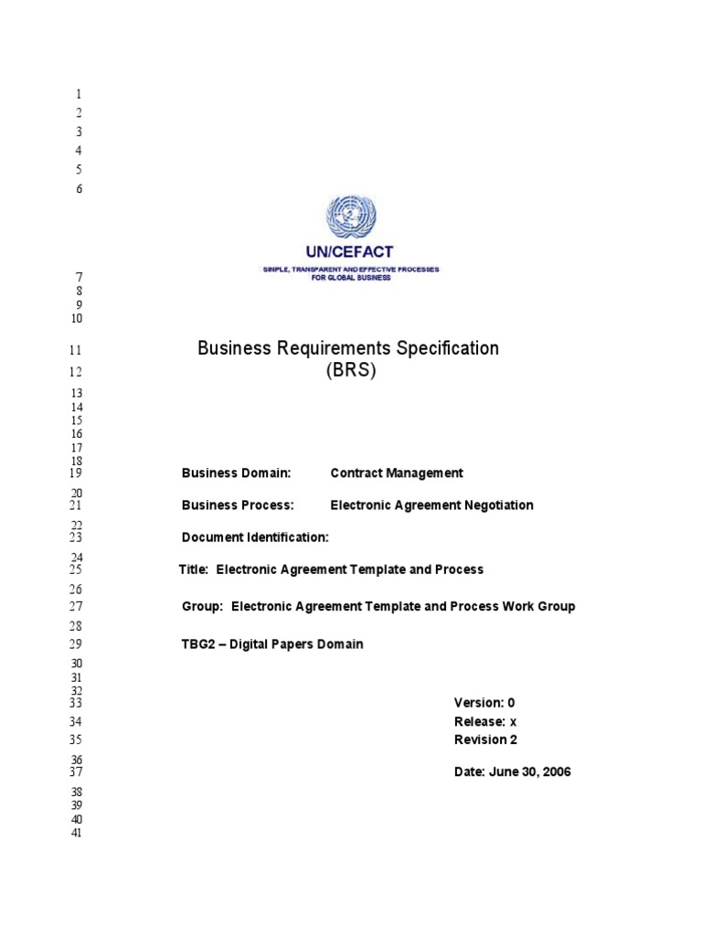 BRS ElectronicAgreementTemplateAndProcess v0.1.2 | PDF | Business ...
