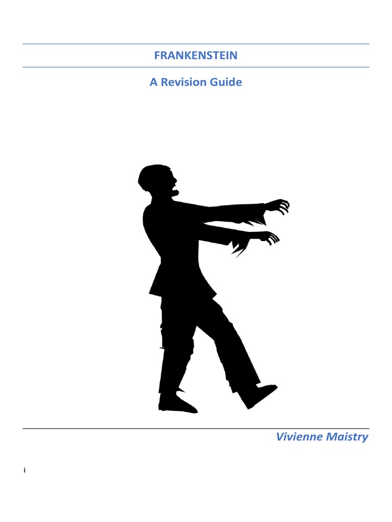 Frankenstein A Revision Guide: Vivienne Maistry | PDF | Frankenstein ...