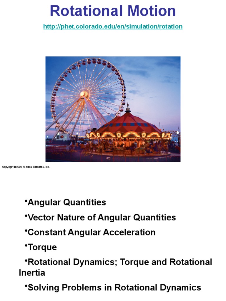 AP Rotation 1 14 Slides | PDF | Rotation Around A Fixed Axis | Acceleration