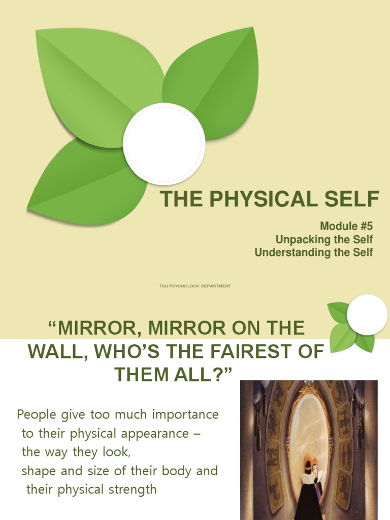 Module 5 The Physical Self | PDF | Beauty | Human Appearance