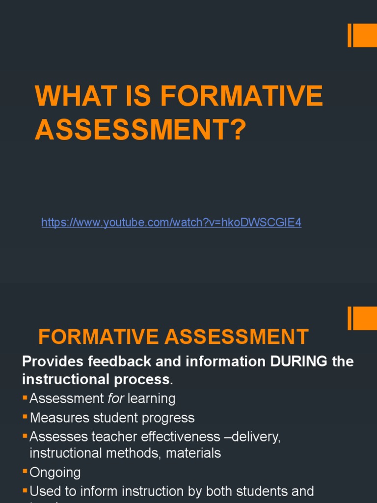 What Is Formative Assessment | PDF | Educational Assessment | Cognitive ...