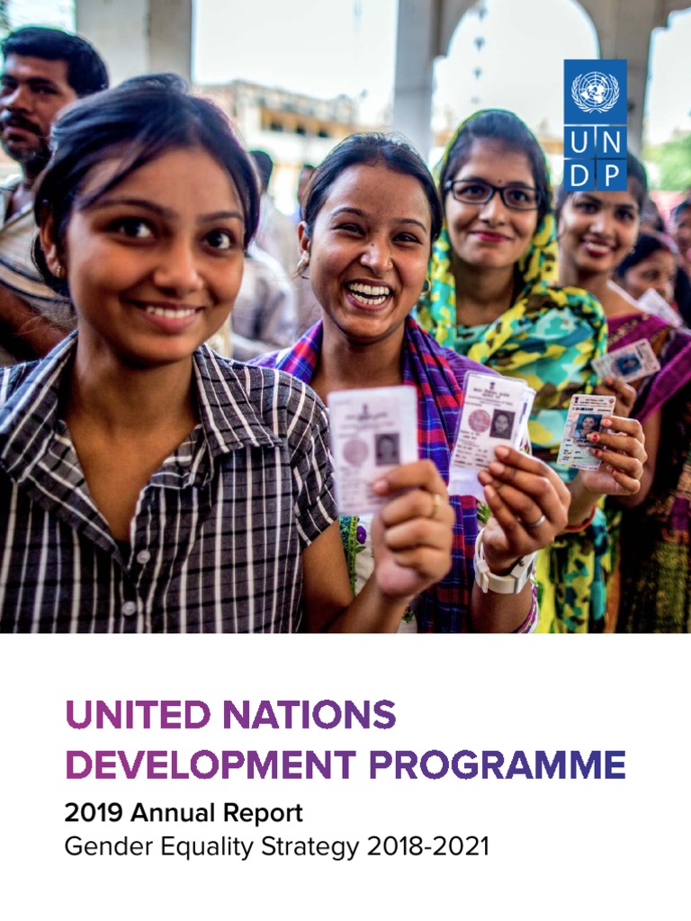 Undp Gender Equality Strategy 2019 Pdf United Nations Development