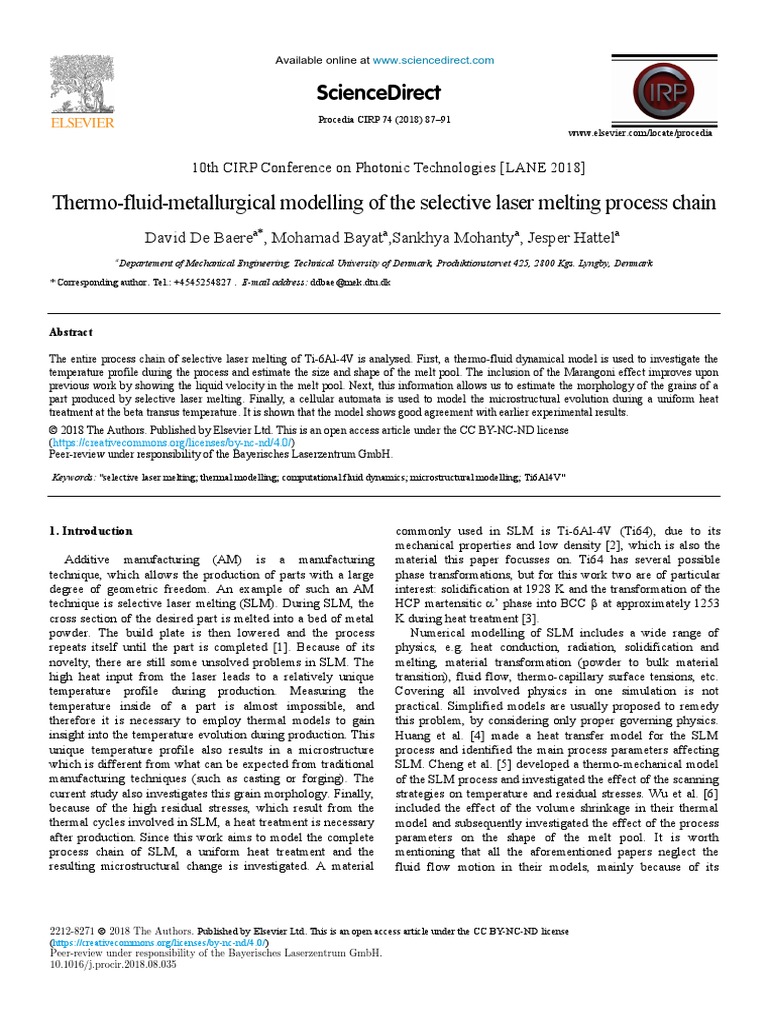 Sciencedirect Sciencedirect Sciencedirect | PDF | Microstructure | Heat