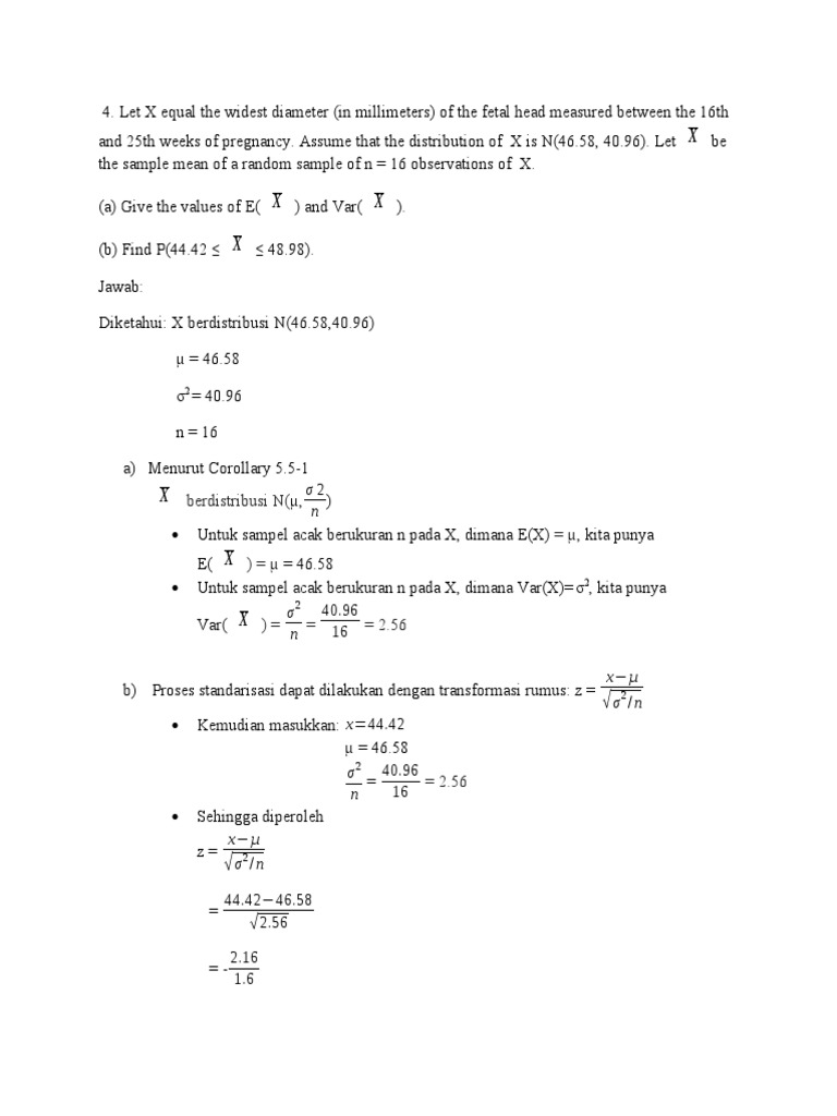 Tugas Statmat | PDF | Metode & Bahan Ajar