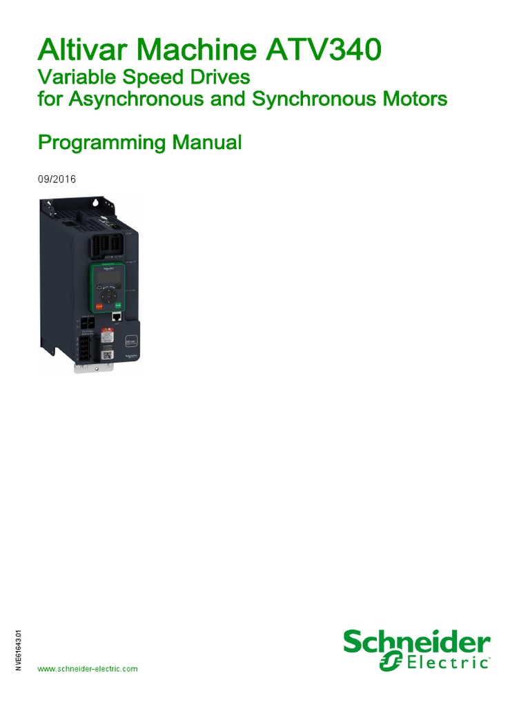 ATV340 Programming Manual 2016 en | PDF | Safety | Reliability Engineering