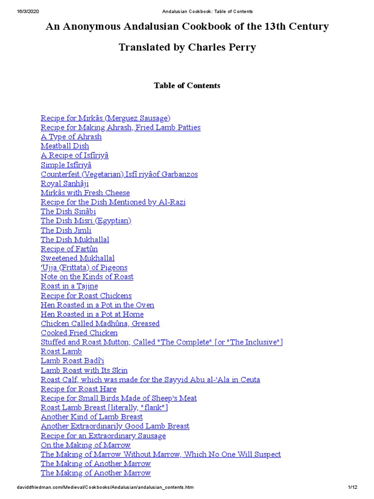 Kitab Al Tabikh | PDF | Lamb And Mutton | Roasting