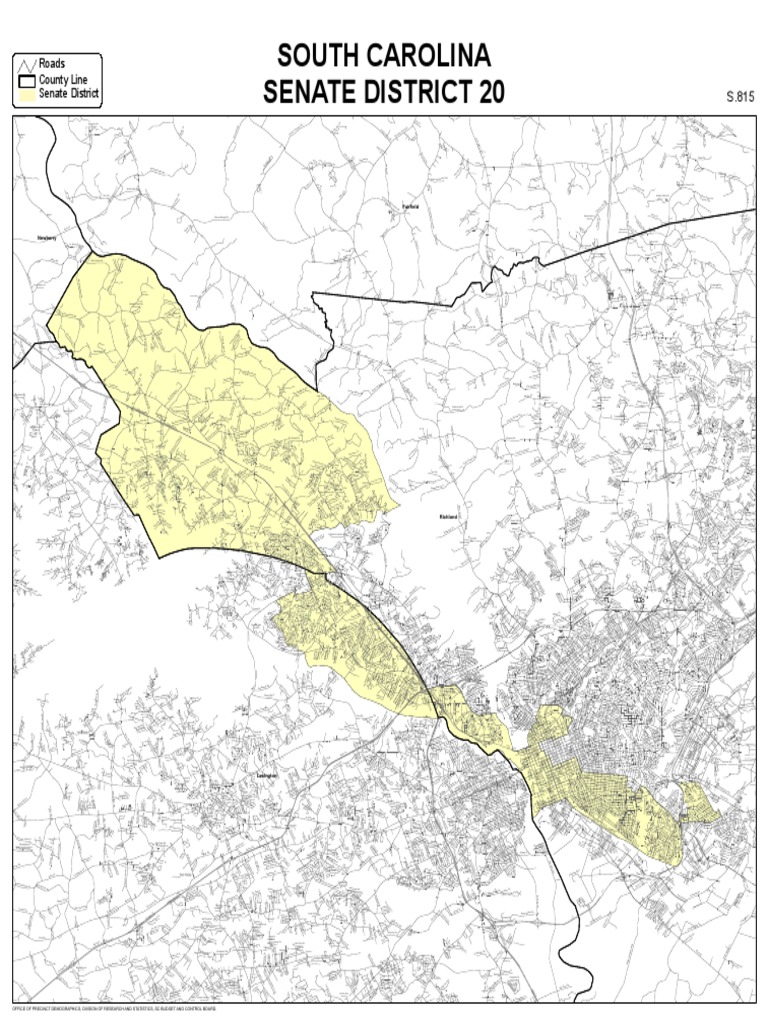 SC Sen. District 20 Map | PDF
