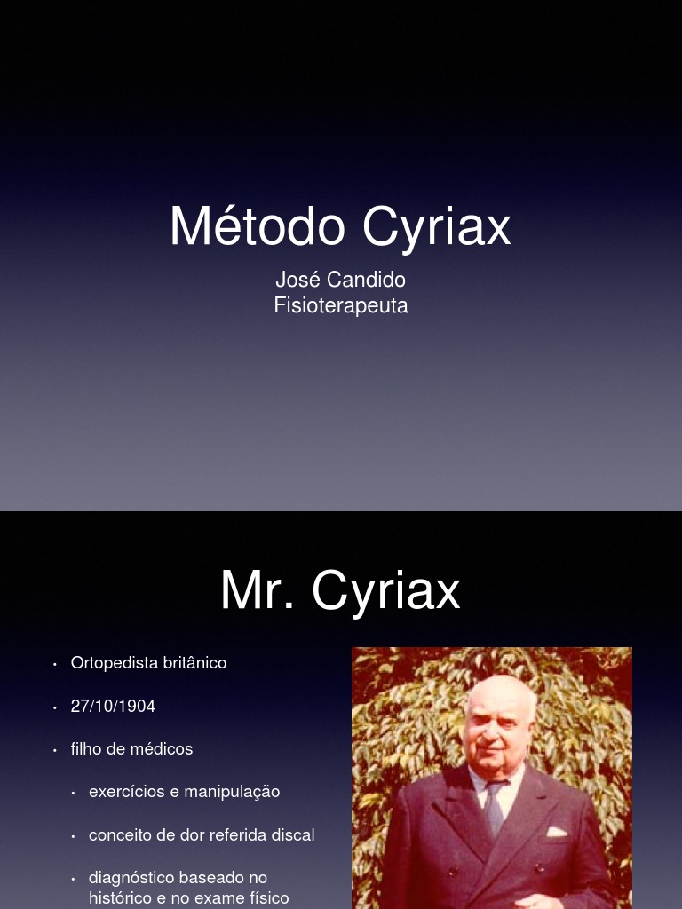 (RCT) Método Cyriax OK | PDF | Dor | Massagem