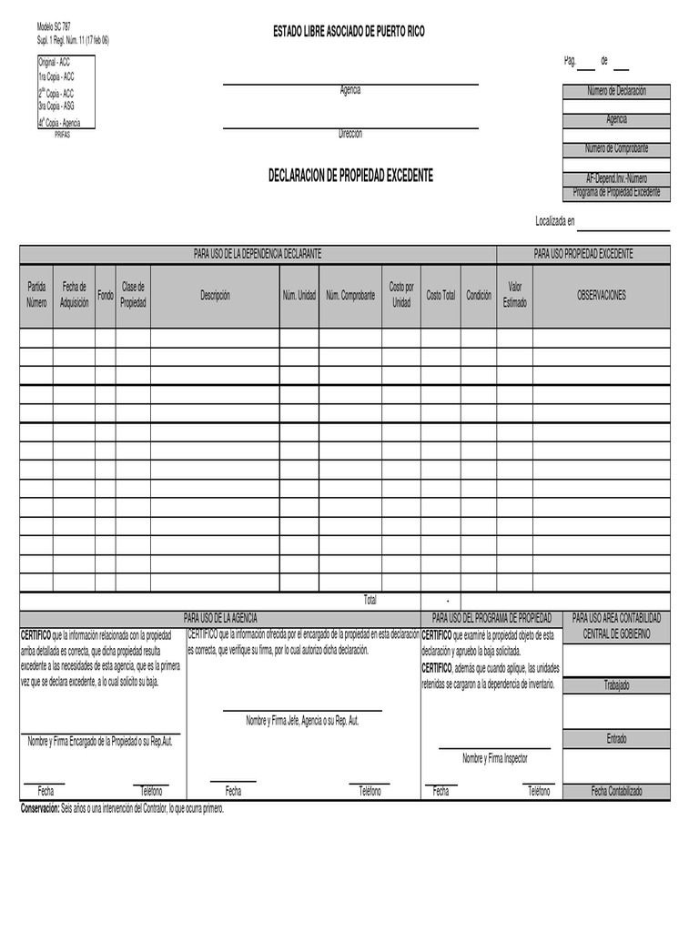 Hoja de Decomiso | PDF