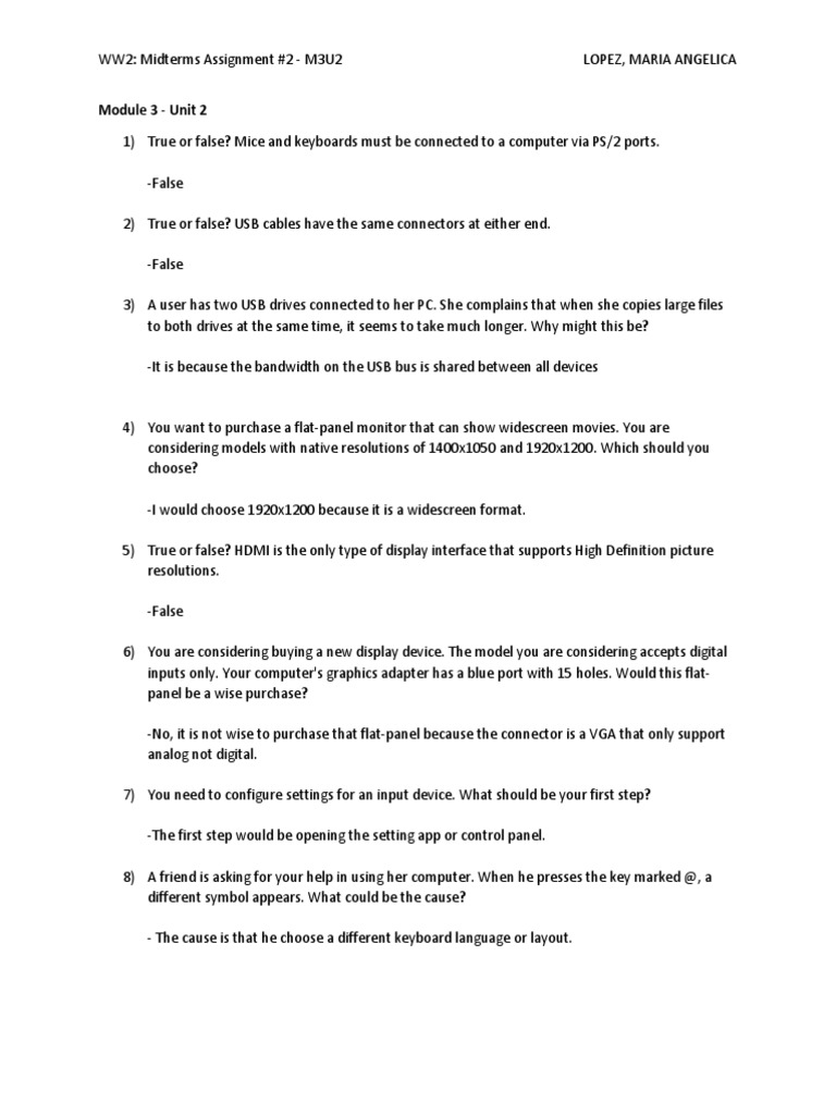 ww2 Midterms Assignment 2 - M3u2 | PDF