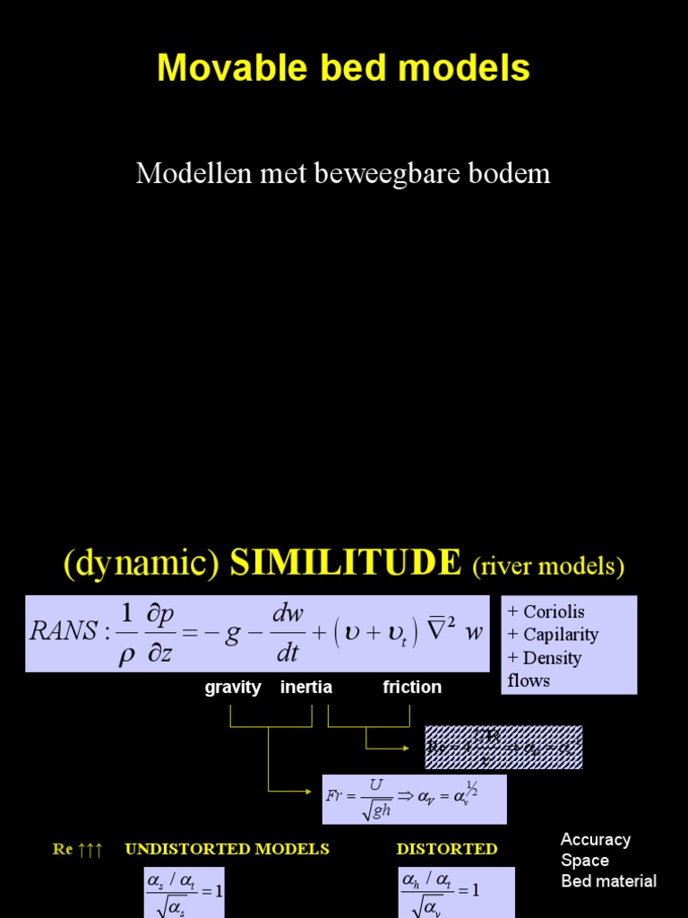 Movable Bed Models: Modellen Met Beweegbare Bodem | Download Free PDF ...