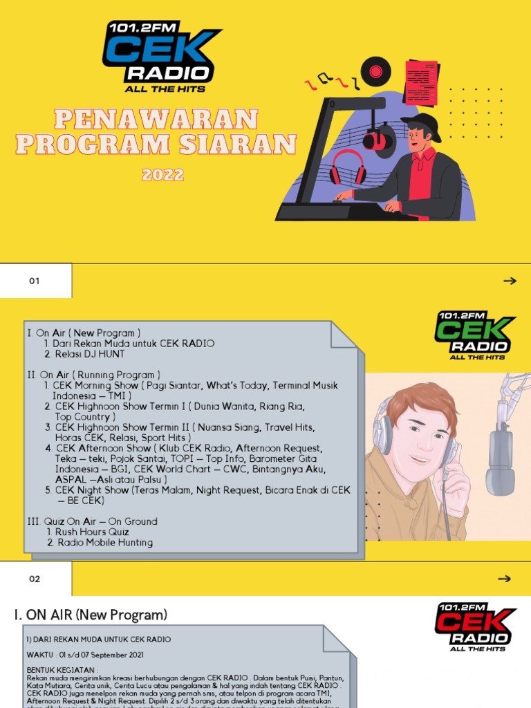Penawaran Program Siaran | PDF