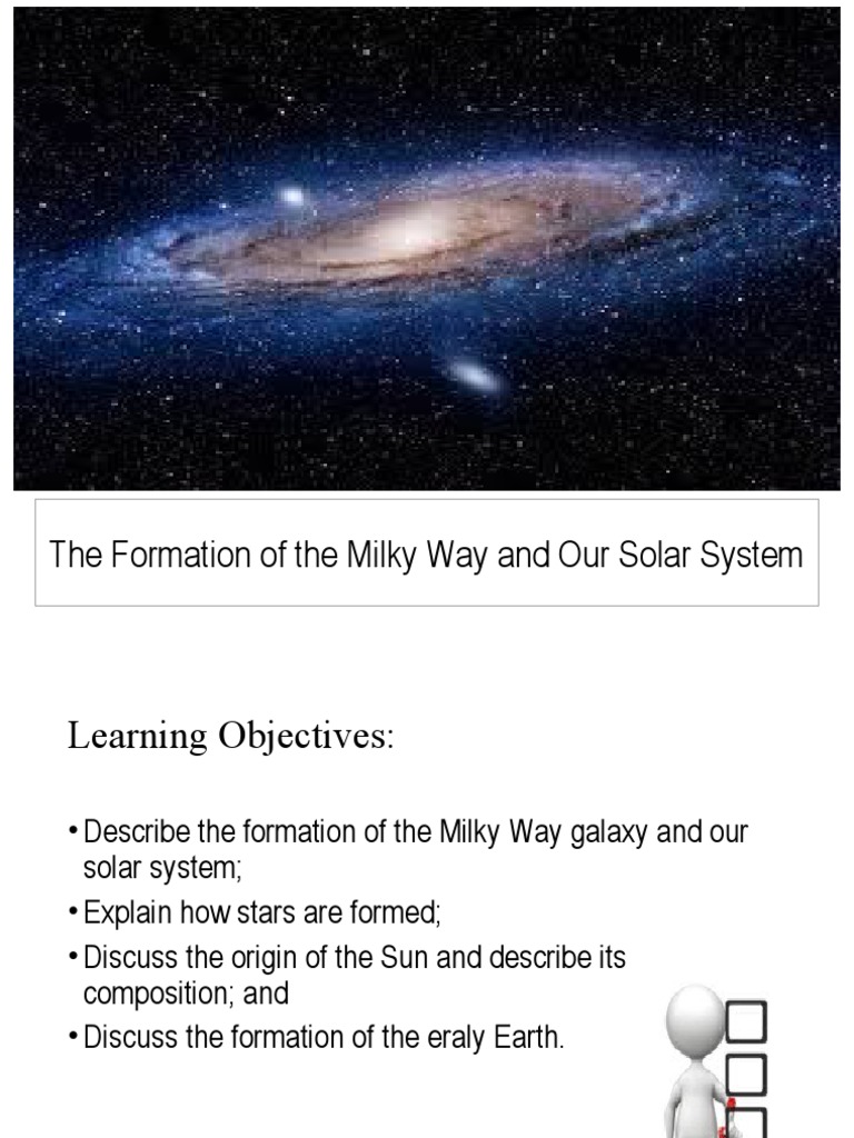 Milky Way and Solar System Formation | PDF | Stars | Milky Way