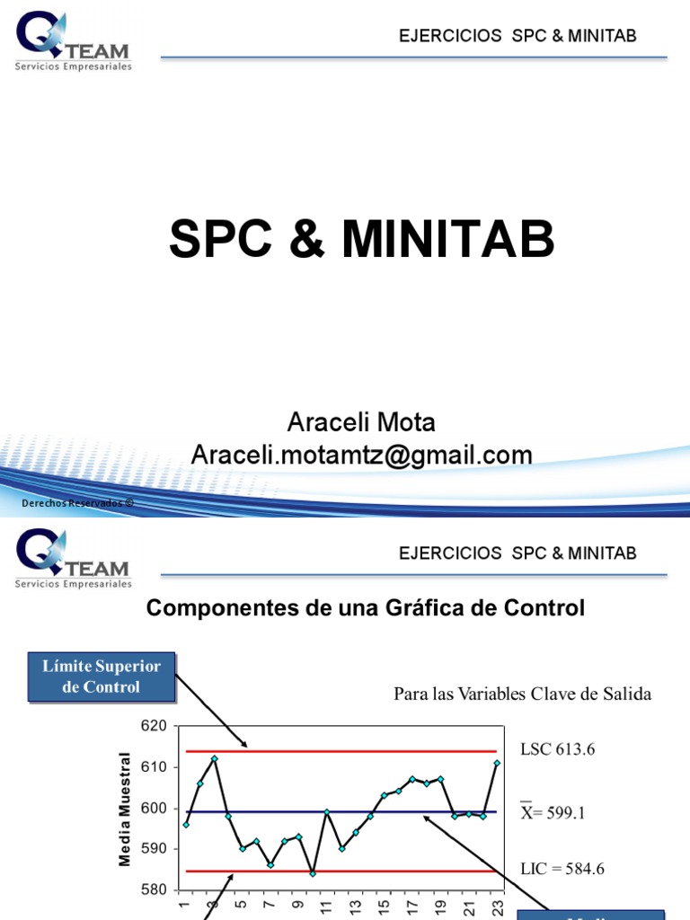 30 Ejercicios SPC MINITAB | PDF | Pensamiento sistémico | Teoría de ...
