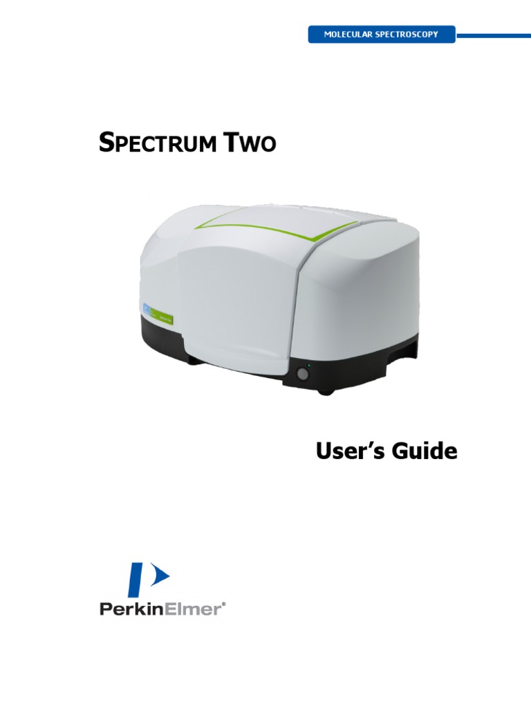 Manual FTIR SPECTRUM TWO II Perkin-Elmer | PDF | Electrical Wiring ...