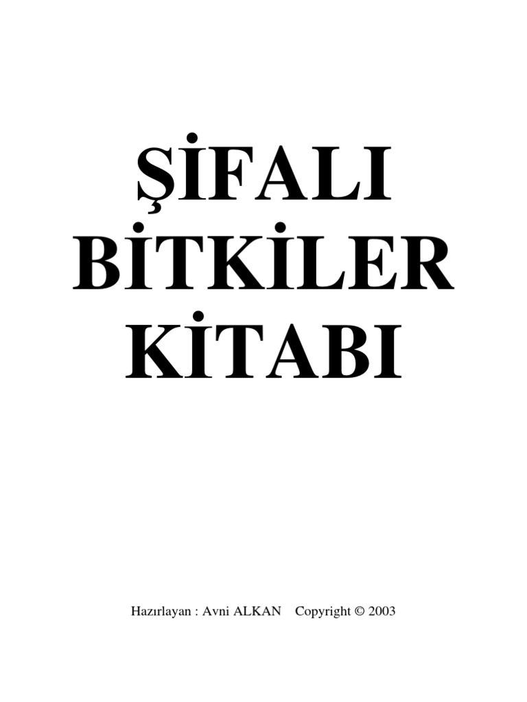 Sifali Bitkiler | PDF