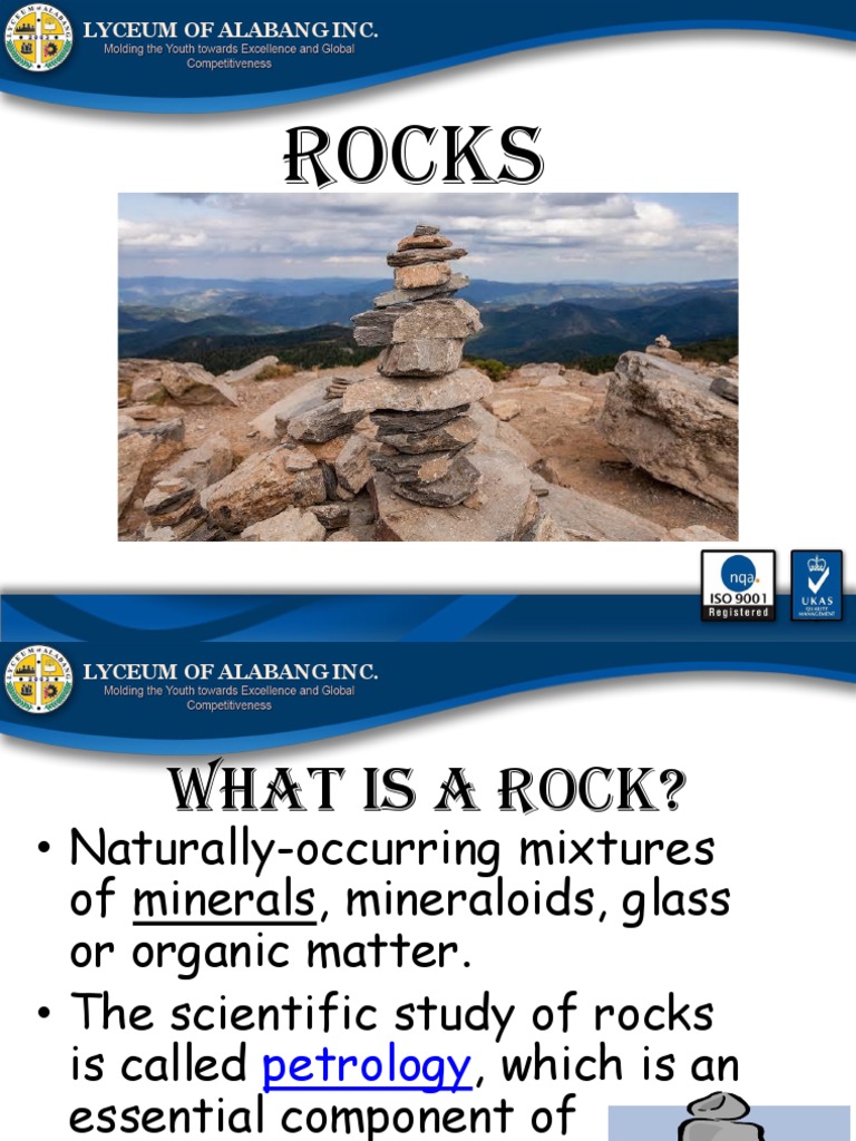 Eals Lesson 3 Rocks | PDF | Rock (Geology) | Igneous Rock