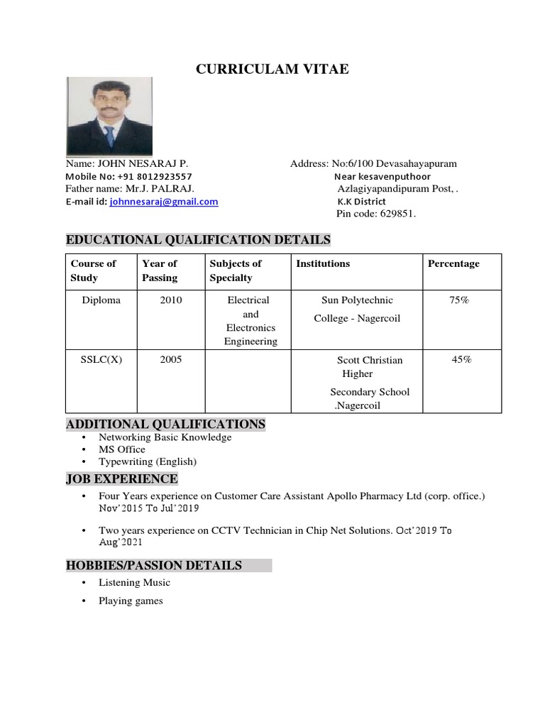 John Resume | PDF