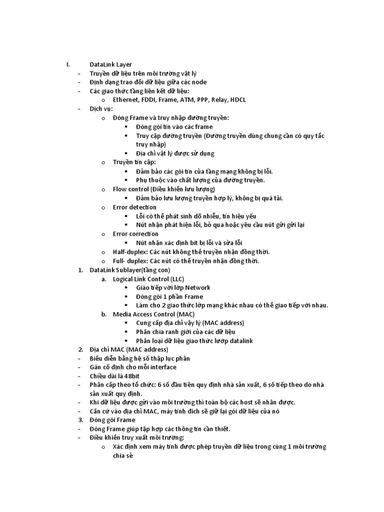 DataLink Layer | PDF DataLink Layer | PDF