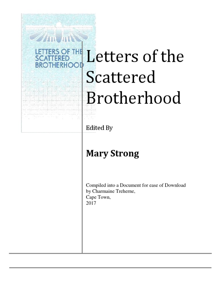Letters of Scattered Brotherhood Final | PDF | Faith | Prayer