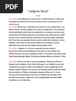 Tour Guiding Script | PDF