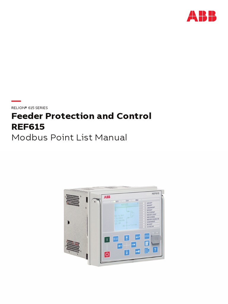 REF615 5.0 FP1 CN Modbus Point List Manual | PDF | Computer Network | Electromagnetic Compatibility