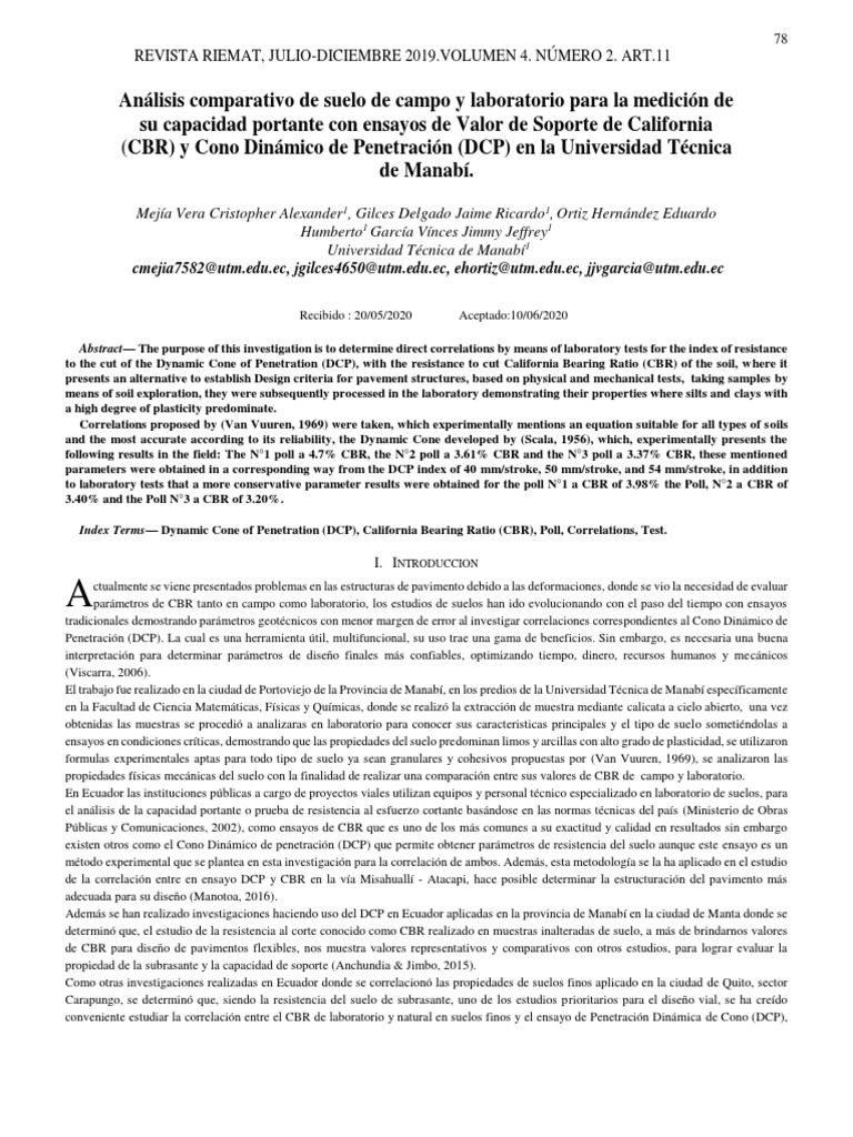 Articulo DCP | PDF | Civil Engineering | Applied And Interdisciplinary ...