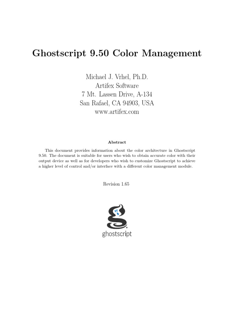 GS9 Color Management | PDF | Rgb Color Model | Color