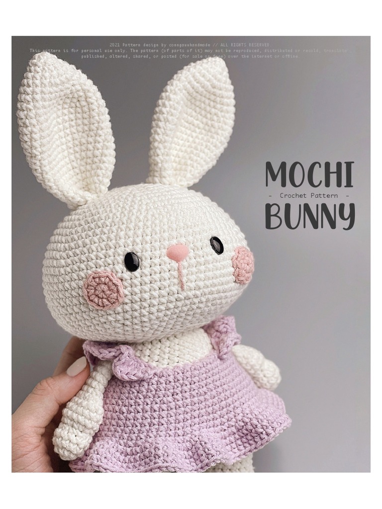 Mochi Bunny: - Crochet Pattern | PDF | Crochet | Handicrafts