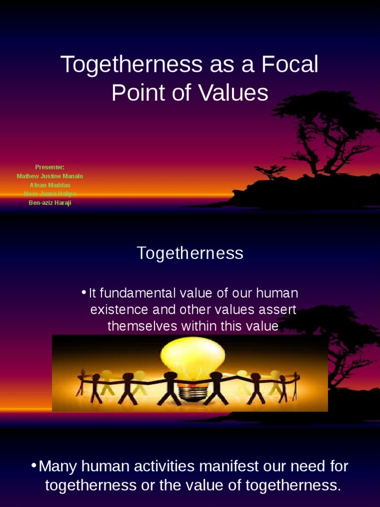 The Value of Togetherness in Life | PDF | Self-Improvement