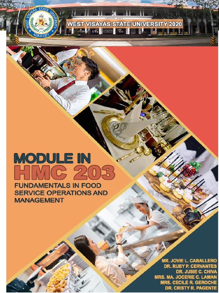 FBS Module For Final Design4 | PDF | Restaurants | Hospitality Industry