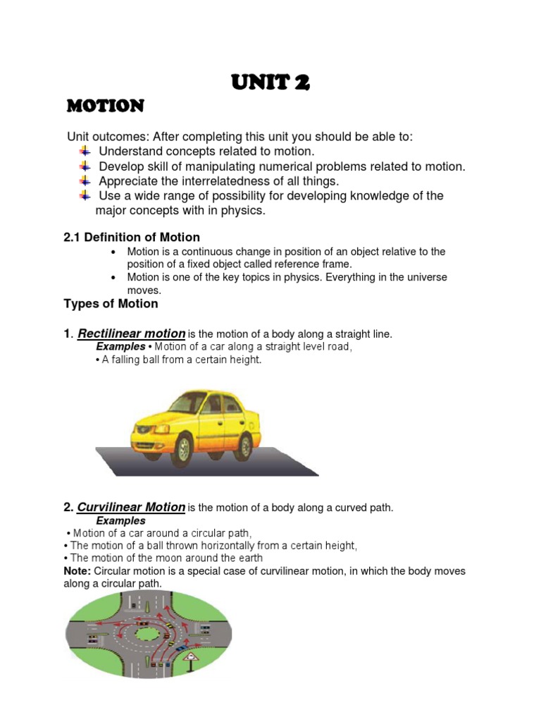 Physics Grade 7 Note (2) - 1 | PDF